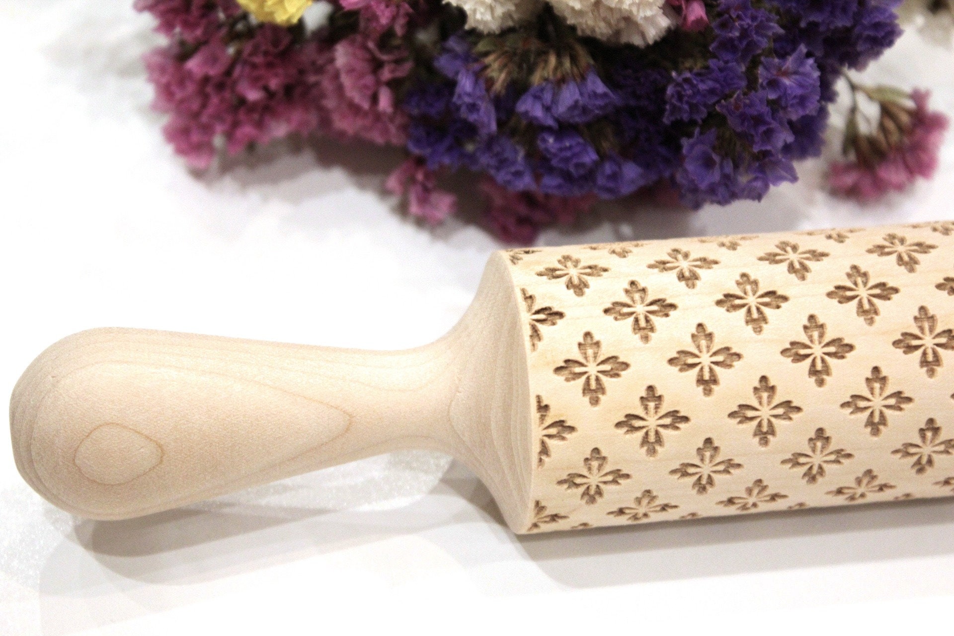 SALE!!! Laser Engraved Rolling Pin, Embossing Rolling Pin,embossed ...