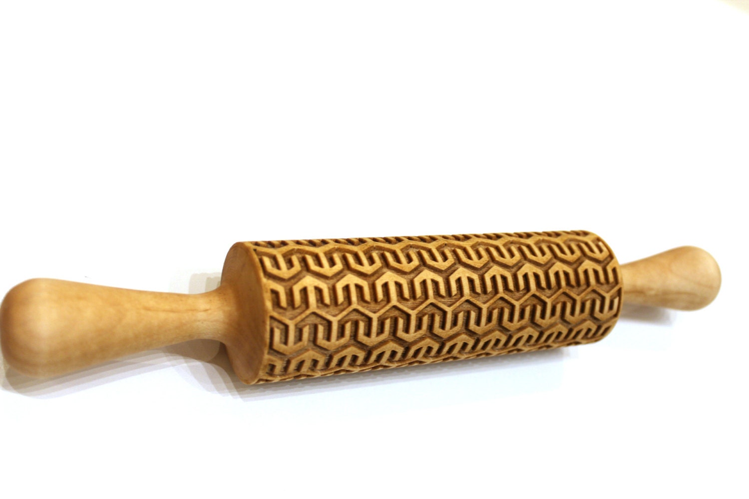 Geometric Pattern Engraved Embossing Rolling Pin EGYPT - Etsy