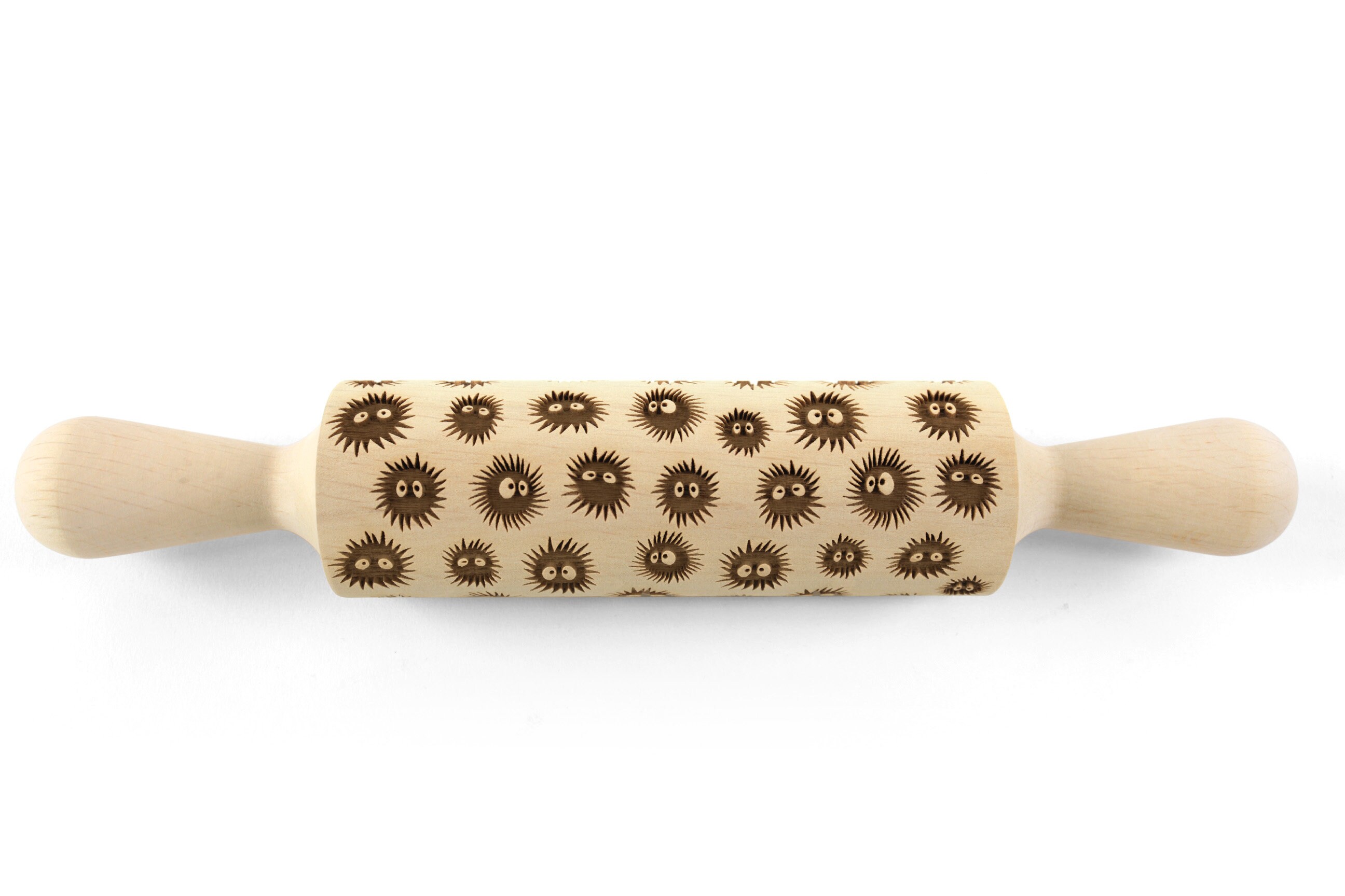 Anime Embossed Rolling Pin Sprites Texturing Tool for Cookies, Pottery ...