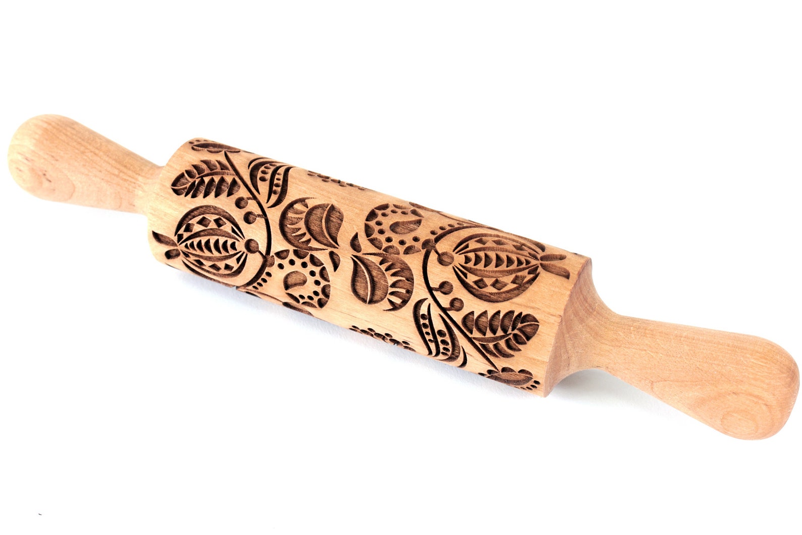 Folk Embossed Rolling Pin Texture Shortbread Cookies | Etsy