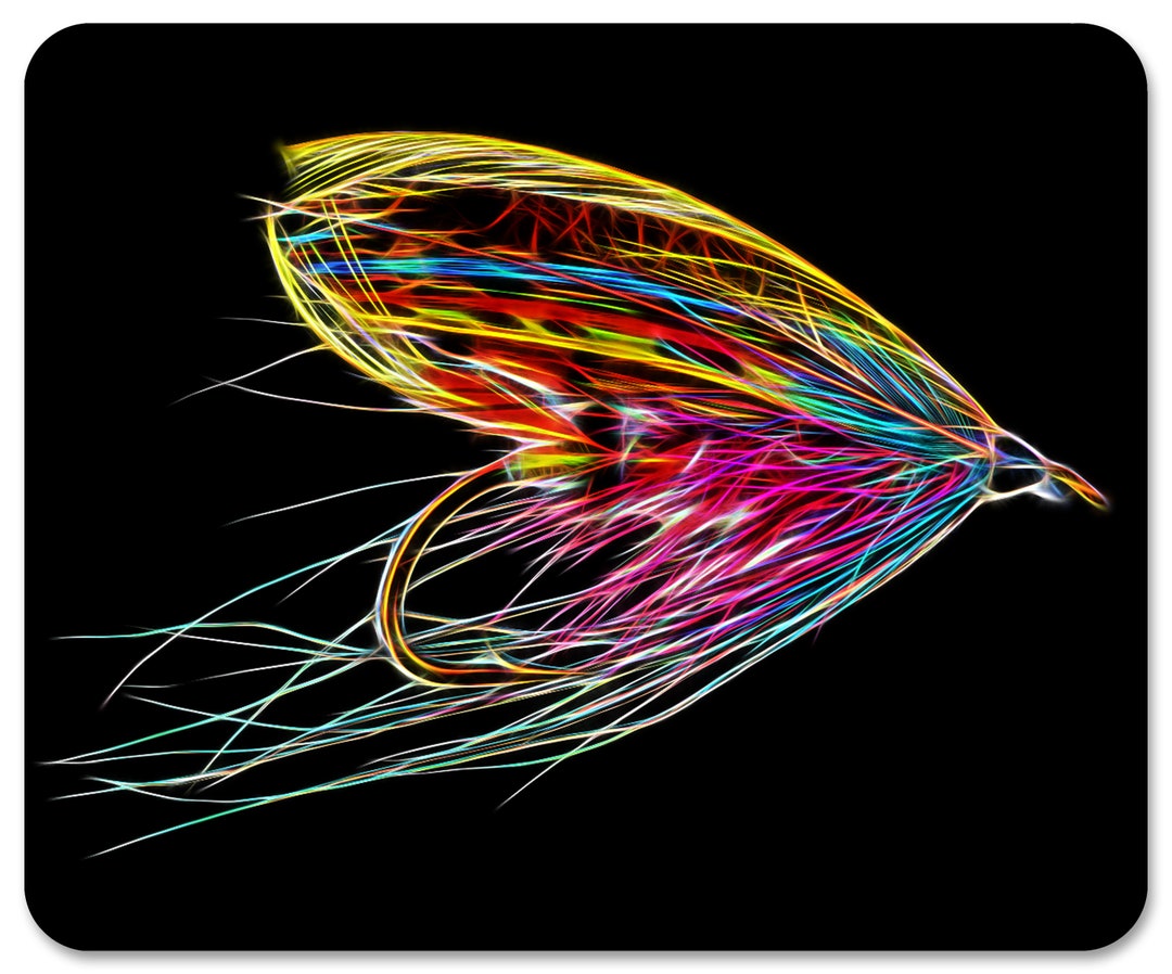Fly Mousepad - Fishing - Fly Fishing - Christmas - Gifts for Dad - Etsy