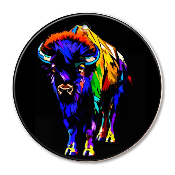 Bison Ornament - Etsy