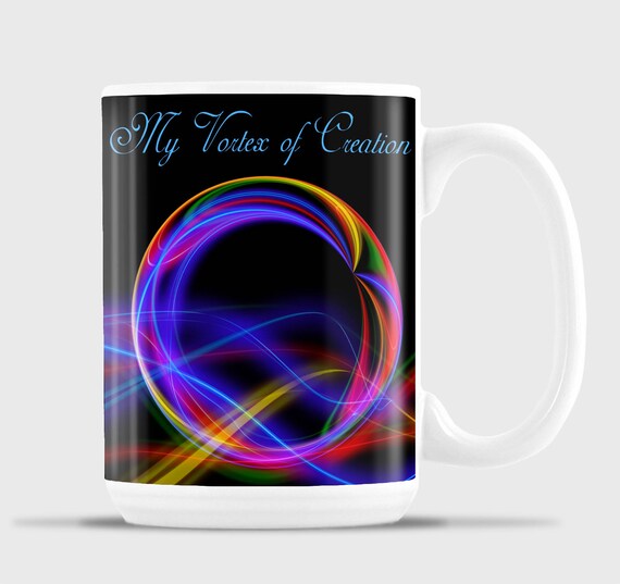 Vortex of Creation Mug Inspirational Vortex Good Vibe | Etsy