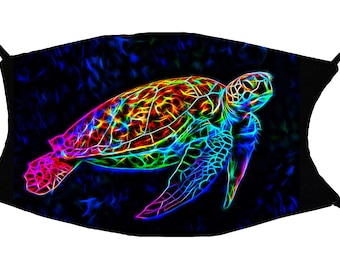 Sea Turtle Face Mask | Etsy