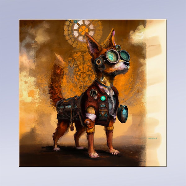 Steampunk Dog - Etsy