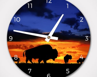 Discus Fish Aluminum Round Wall Clock 8.125 Battery | Etsy