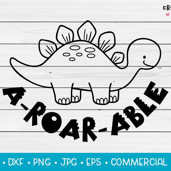 Dinosaur Girl Vector - Etsy