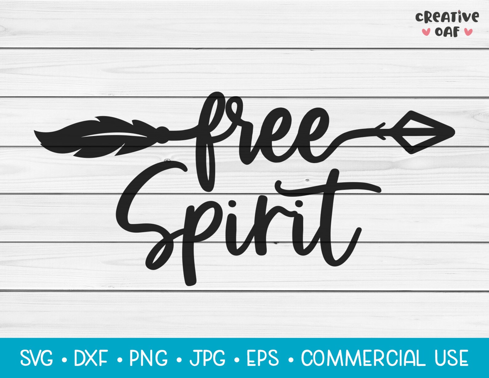 Free Spirit SVG Vector Cutting File. Cute Inspirational Boho - Etsy