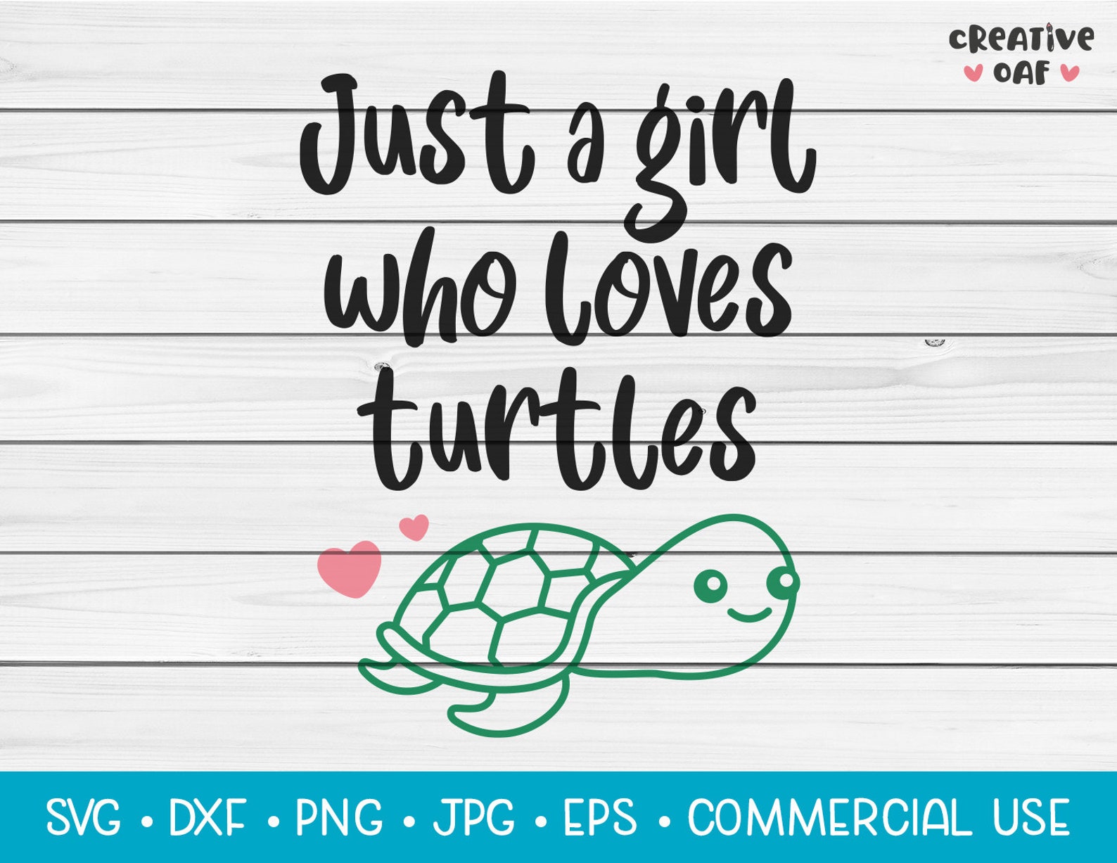 Just a Girl Who Loves Turtles SVG Vector Cutting File. Funny - Etsy