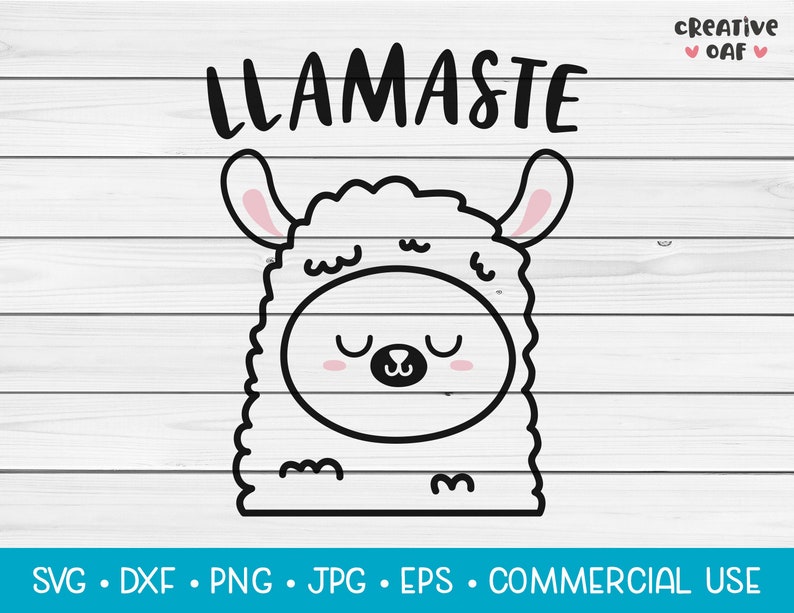 Llamaste SVG Vector Cutting File. Cute Funny Llama Pun. - Etsy