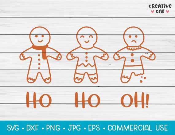 Ho Ho Oh SVG Vector Cutting File. Cute Funny Xmas Christmas | Etsy