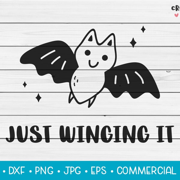 Just Winging It Svg - Etsy