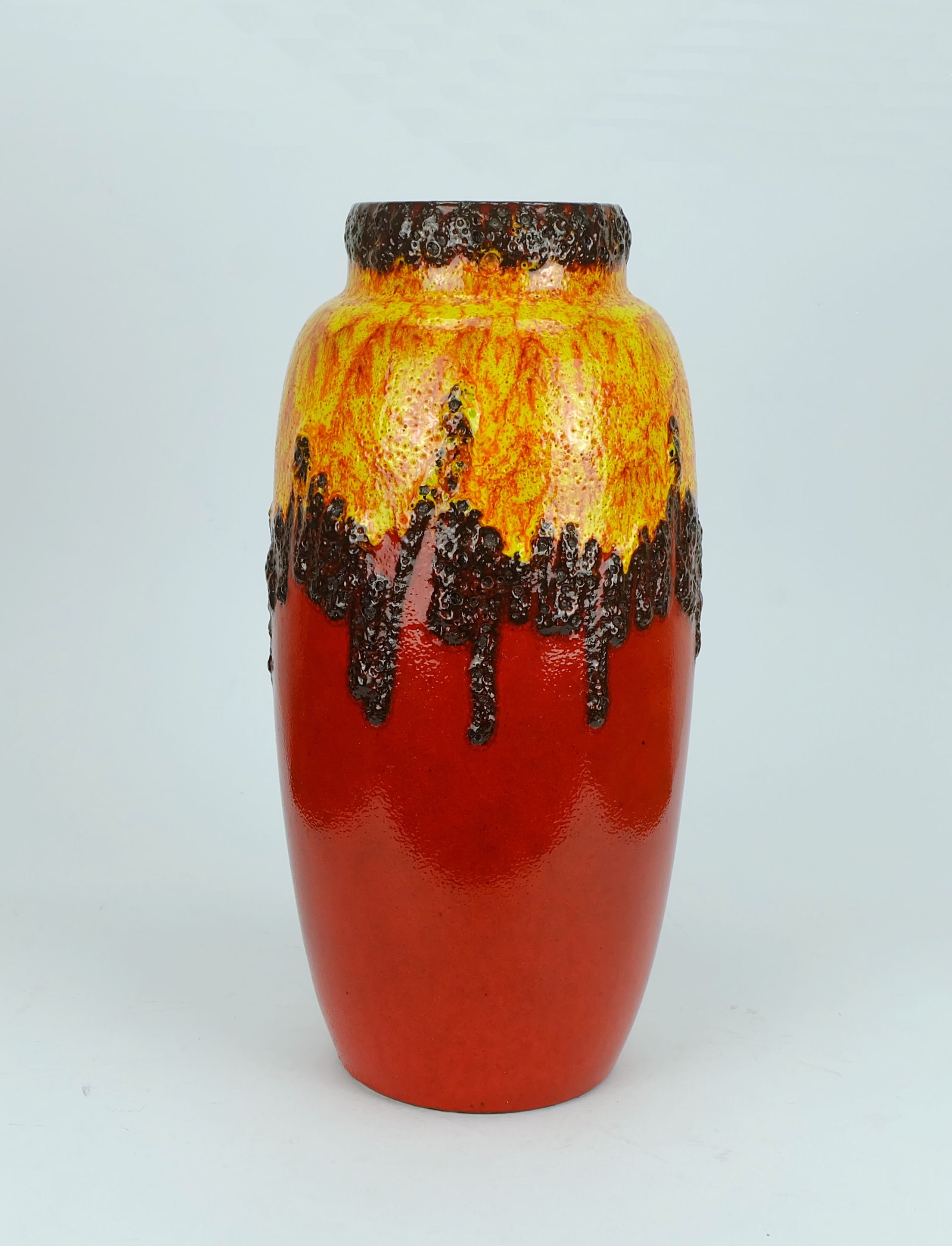 Home Décor Vintage vase yellow 70s by Scheurich Vases etna.com.pe