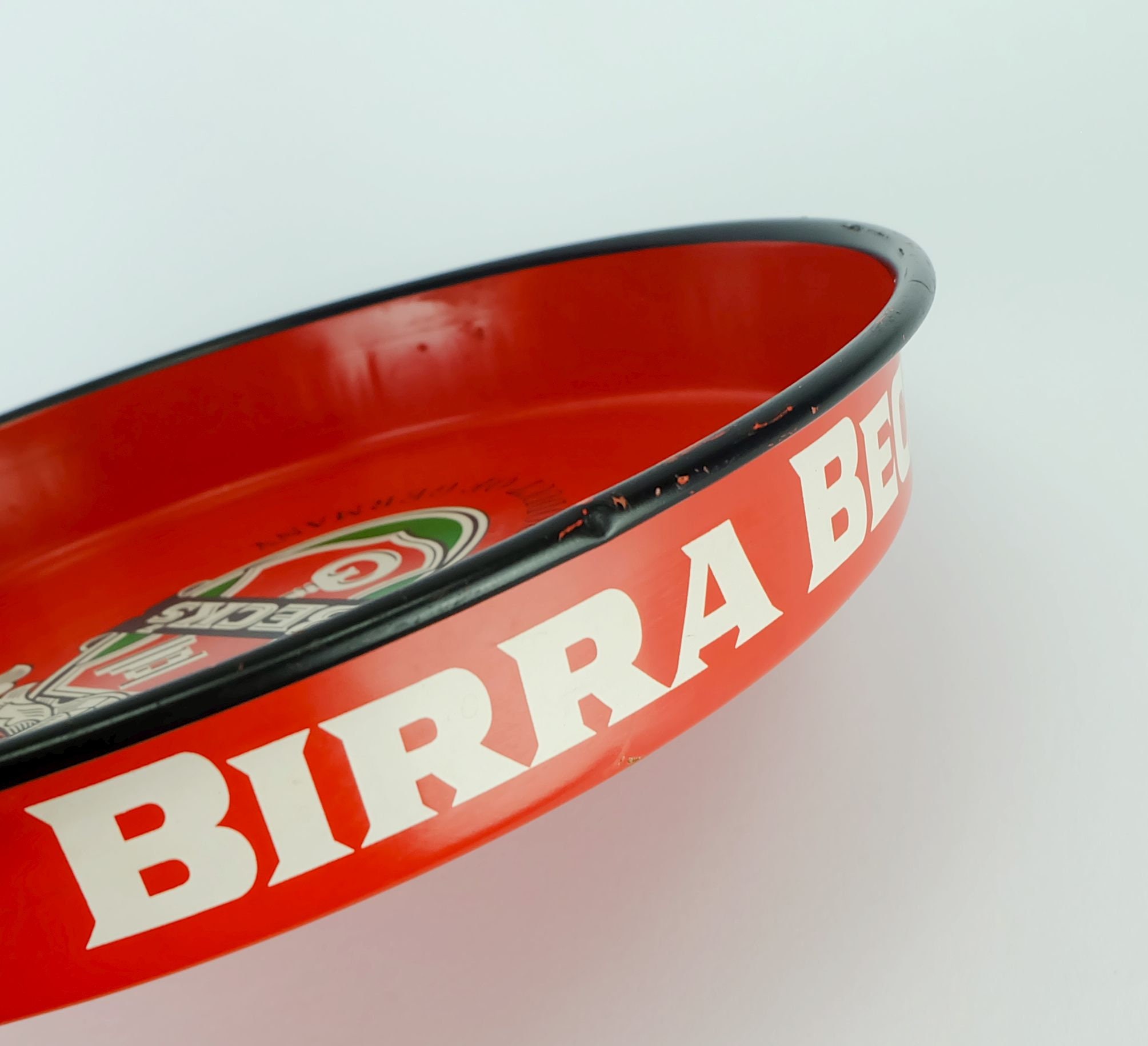 very nice old vintage beck's beer TRAY serving tray 1960s 1970s collectible