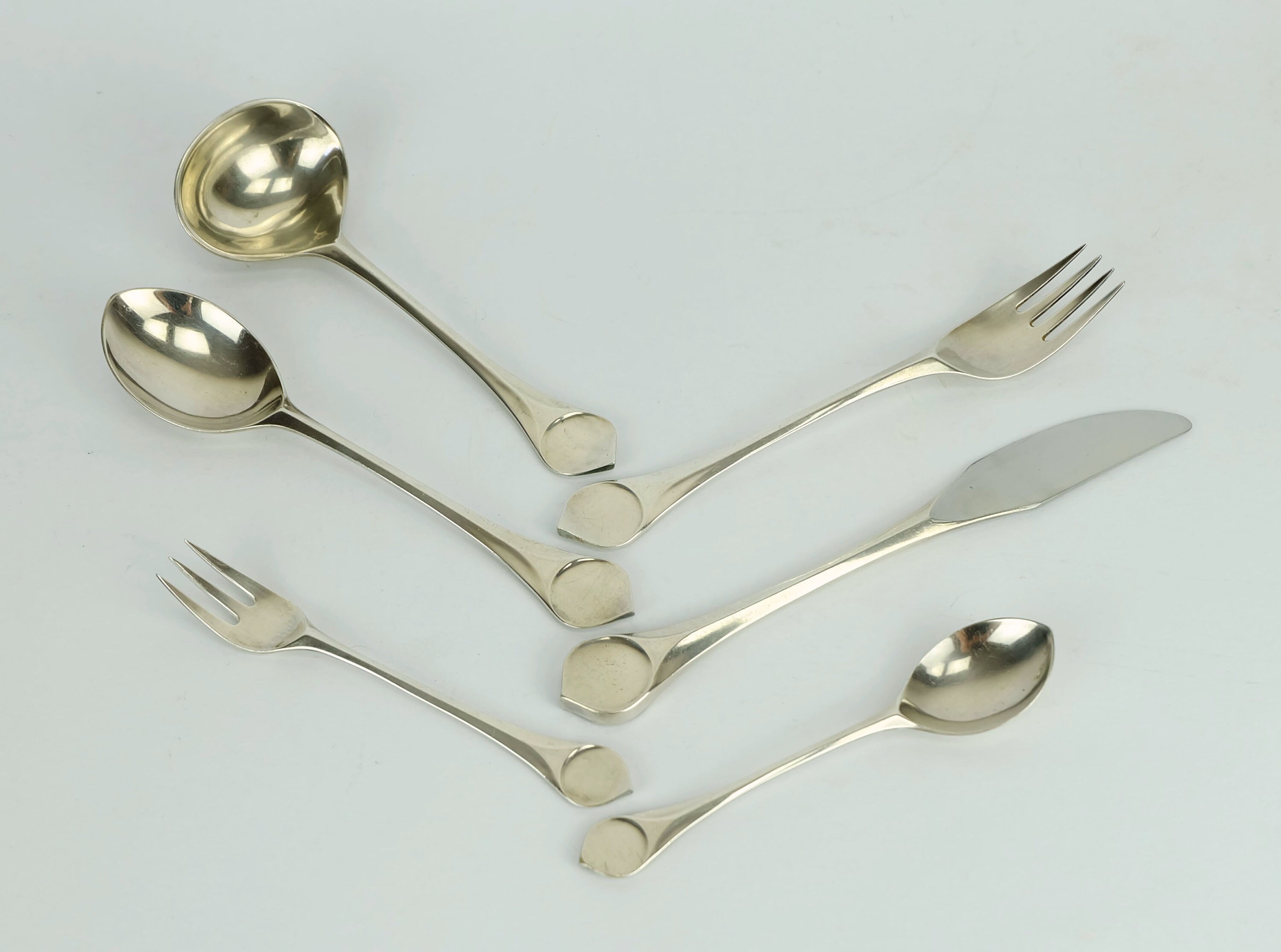 1 SPOON rosenthal lotus björn wiinblad silver plated mid century ...