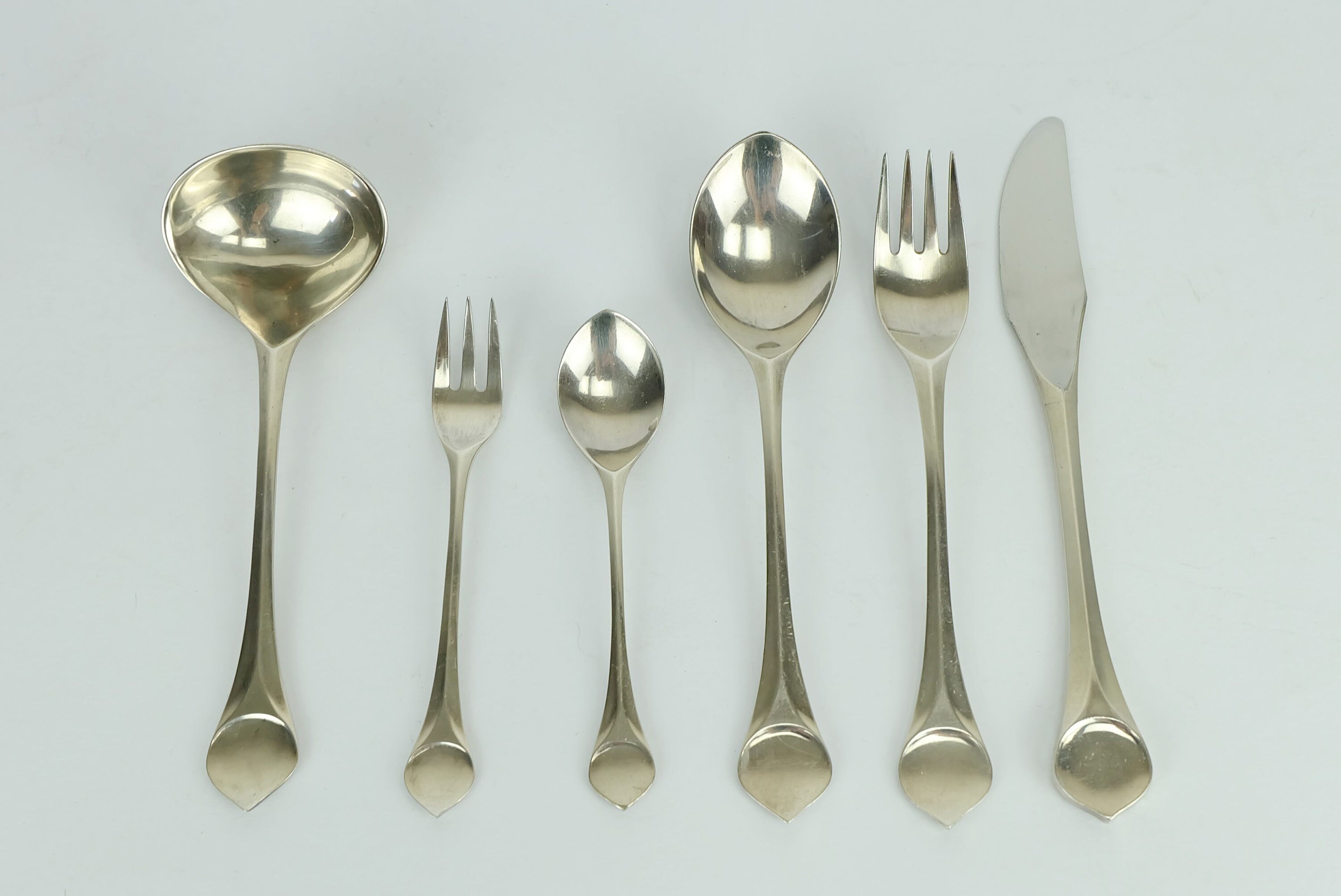 1 SPOON rosenthal lotus björn wiinblad silver plated mid century ...