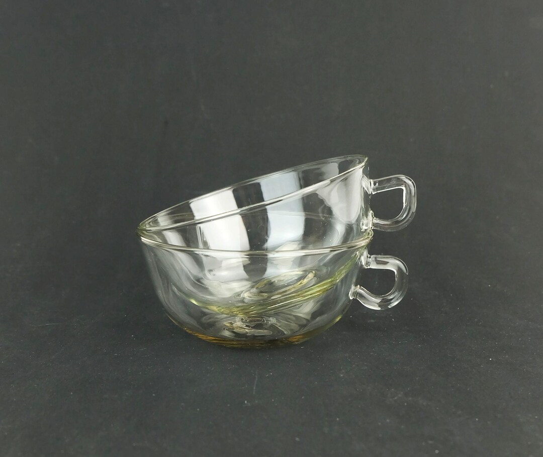 2 X TEA CUP Wilhelm Wagenfeld 1930s Jena Glass Schott & Gen. - Etsy