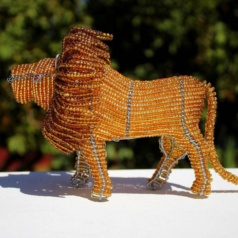 Beaded African Animal - Etsy