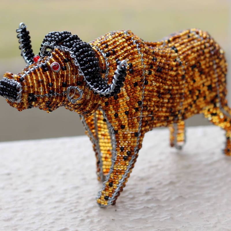 Buffalo Beaded Earrings - Etsy