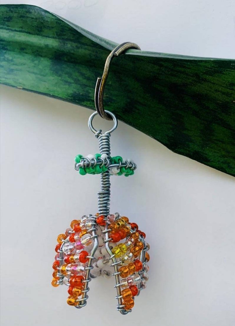 Beaded Protea Flower Keychains, Handmade African Art, Set of 5 - Etsy