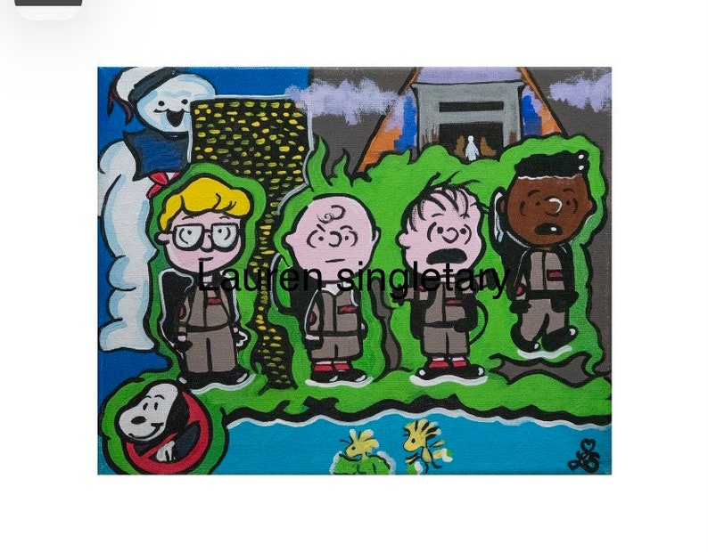 Ghostbusters X Peanuts Print - Etsy