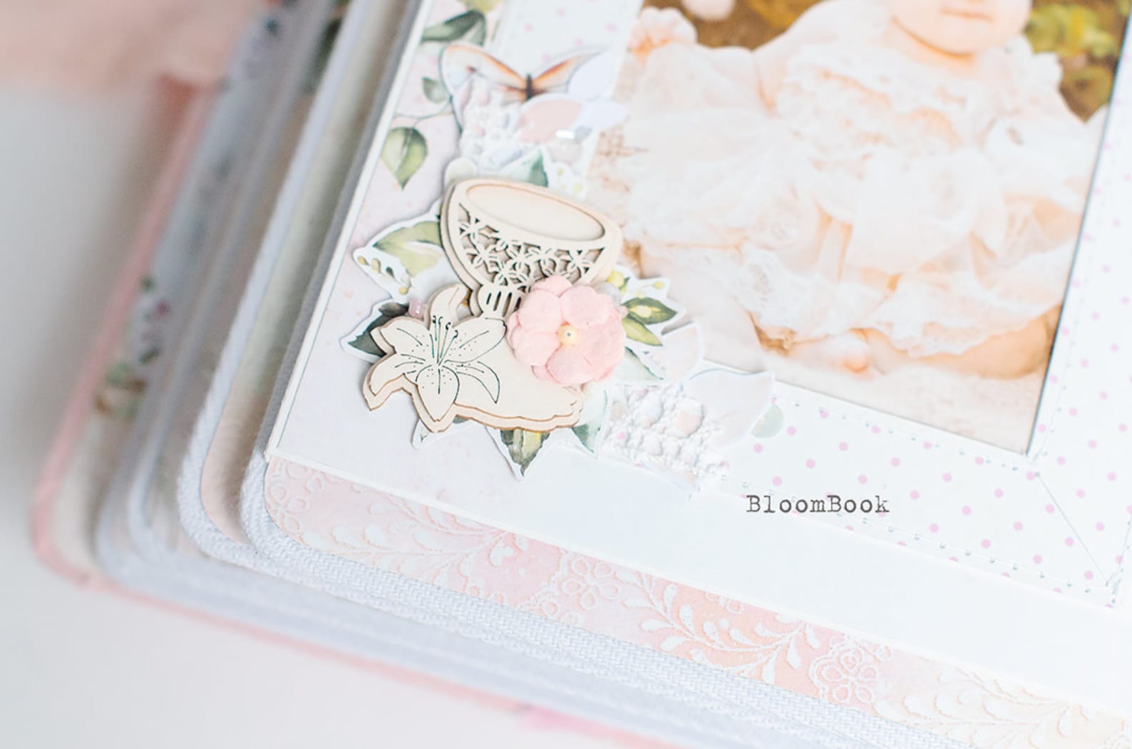 Hand Made First Communion Photo Album for Girl, Personalized Holy ...