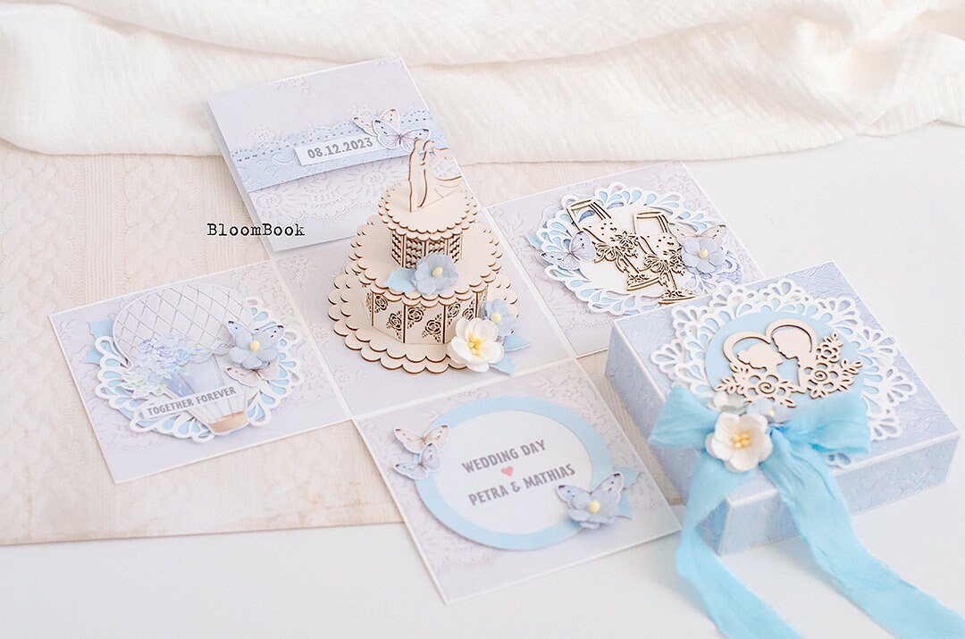 Wedding Exploding Box Explosion Box Romantic Pop up Card - Etsy