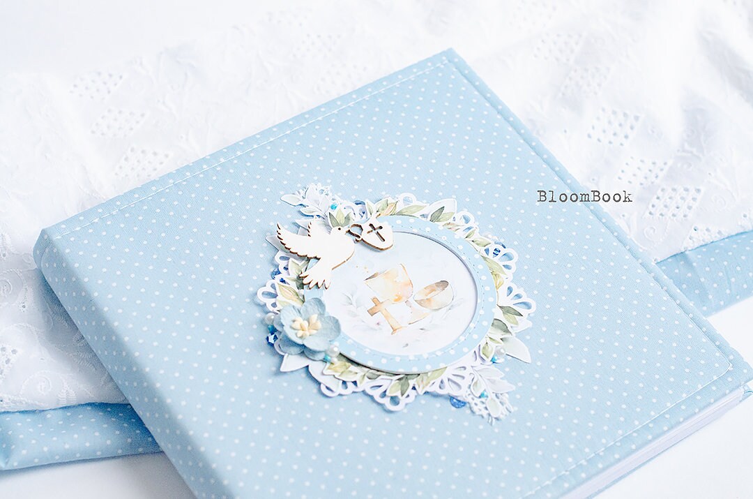 First Communion Photo Album for Boy, Holy Communion, Customized ...