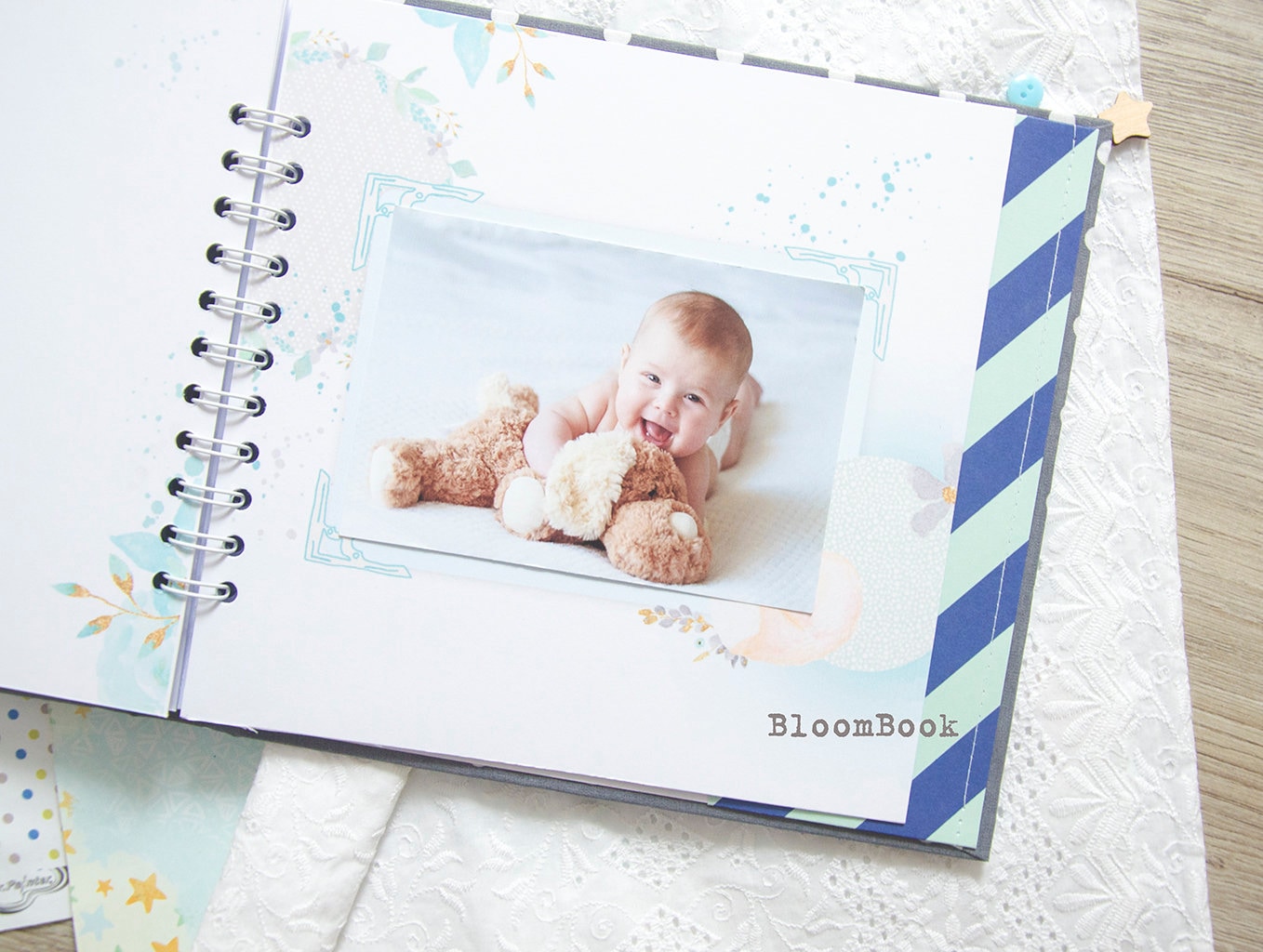 Personalized Baby Memory Book Boy Baby Photo Album Baby - Etsy