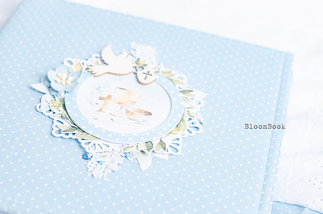 First Communion Photo Album for Boy, Holy Communion, Customized ...