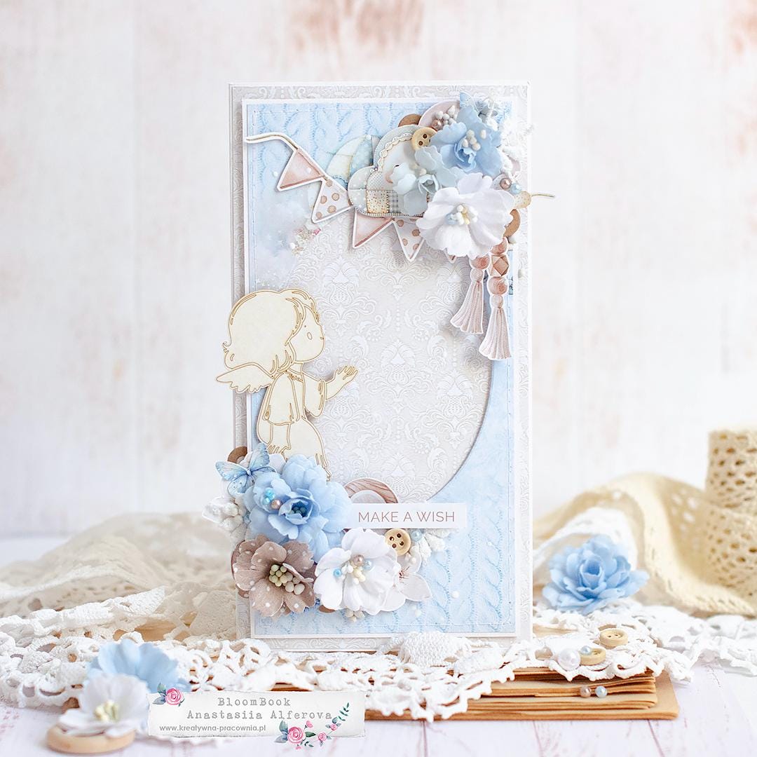 Handmade Baby Card, Confirmation Card, 3D Card, Hello Baby Card ...