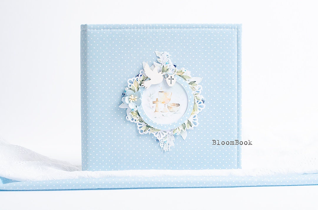 First Communion Photo Album for Boy, Holy Communion, Customized ...