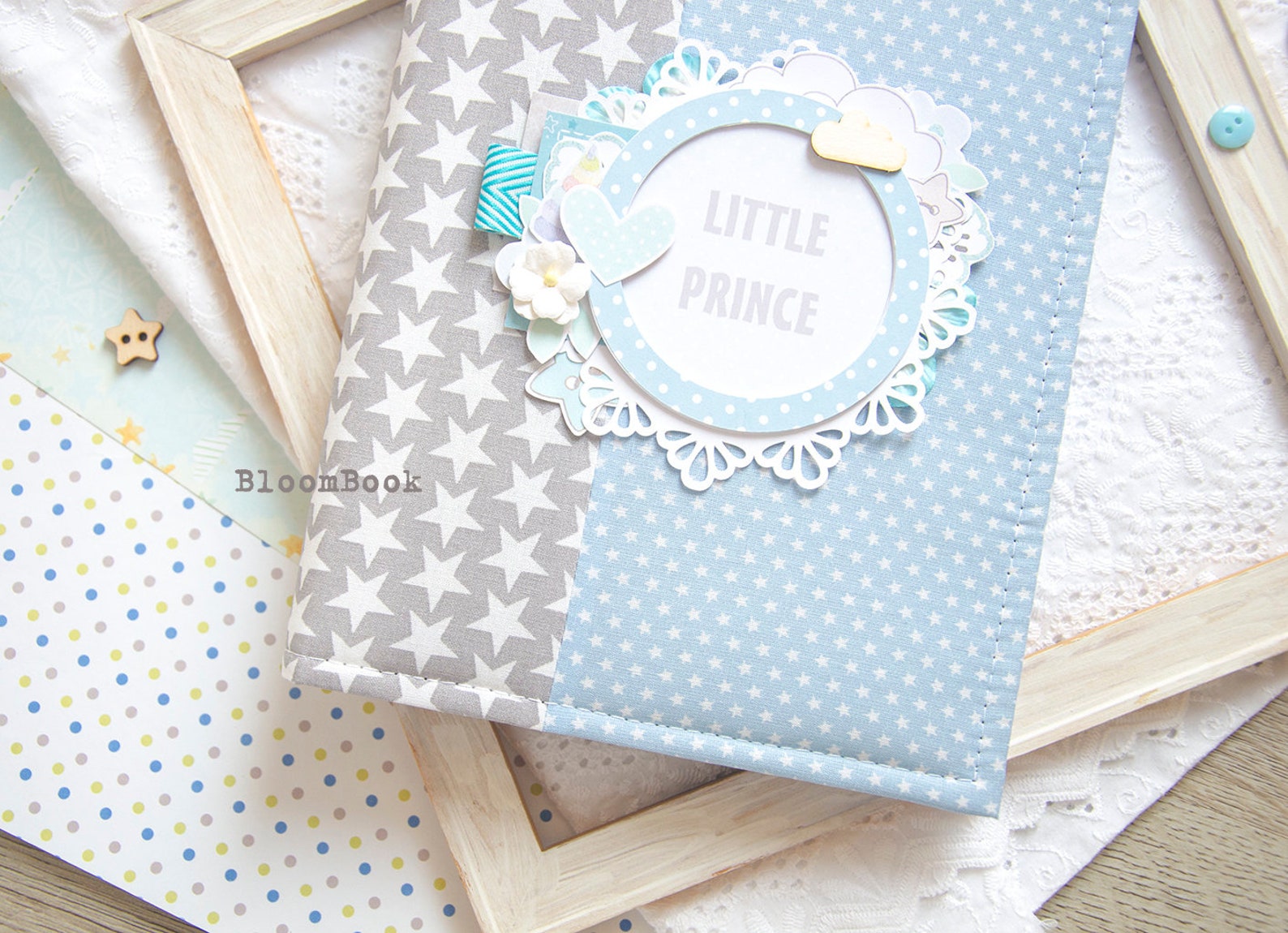 Personalized Baby memory Book Boy Personalized Baby Photo | Etsy