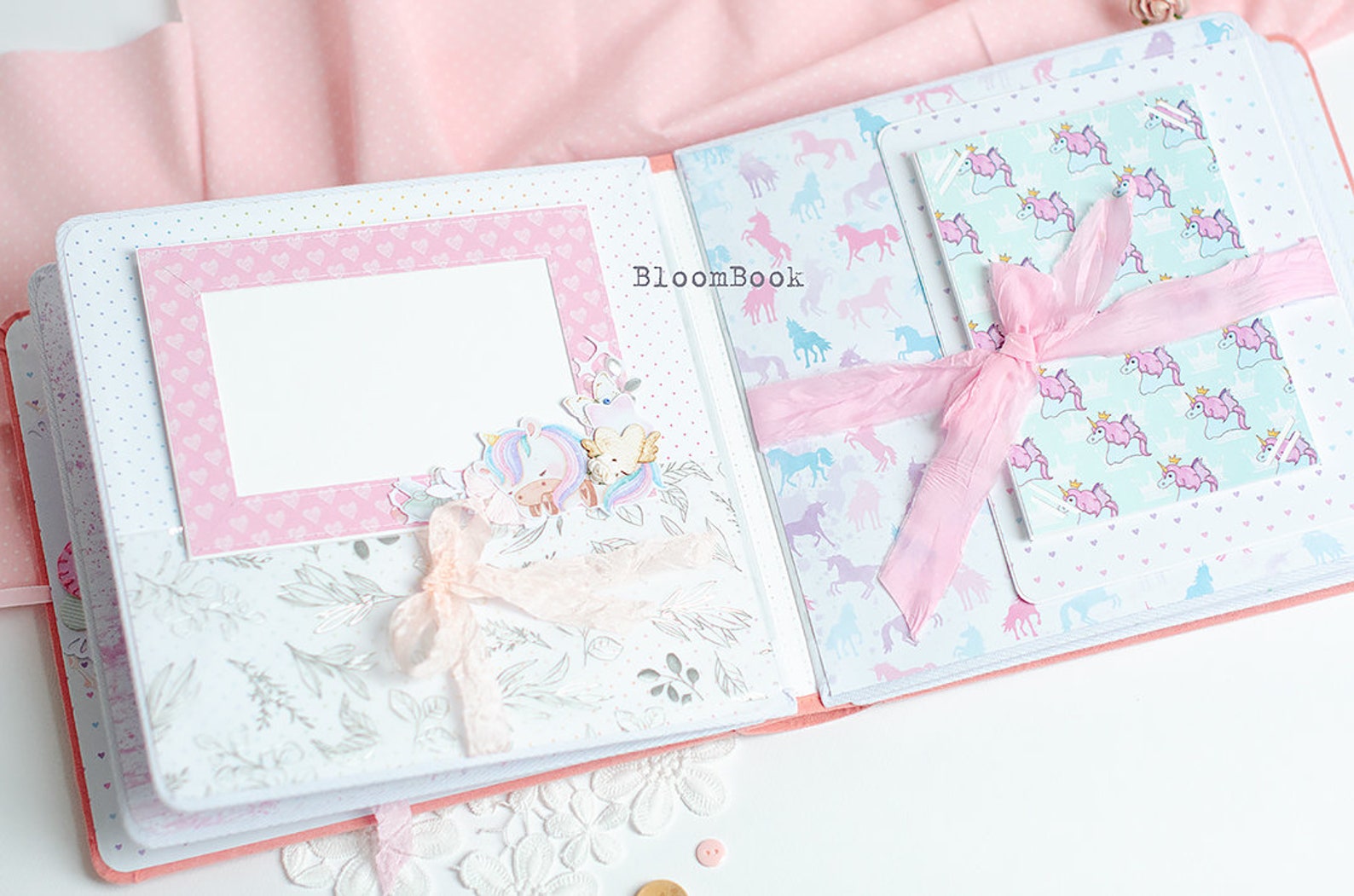 Princess Photo Album Baby Girl Photo Album Scrapbooking - Etsy