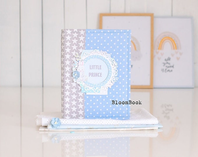 Personalized Baby Memory Book Boy, Personalized Baby Photo Album Boy ...