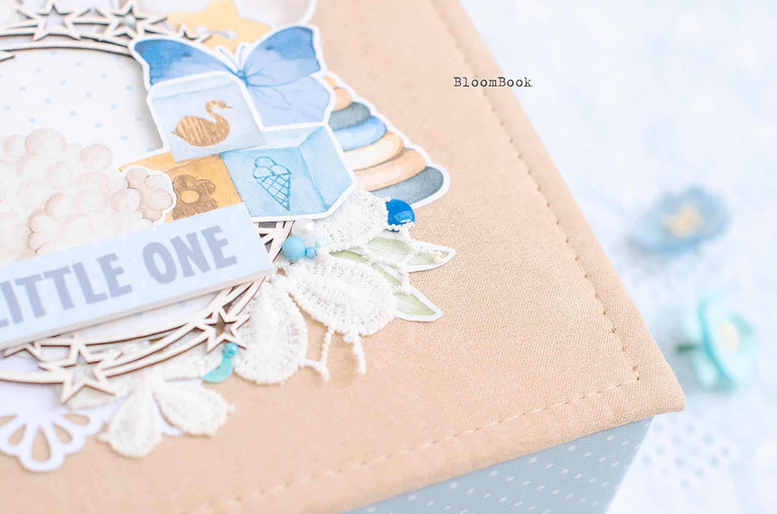 Set of Baby Boy Photo Album and Baby Memory Box Scrapbook - Etsy
