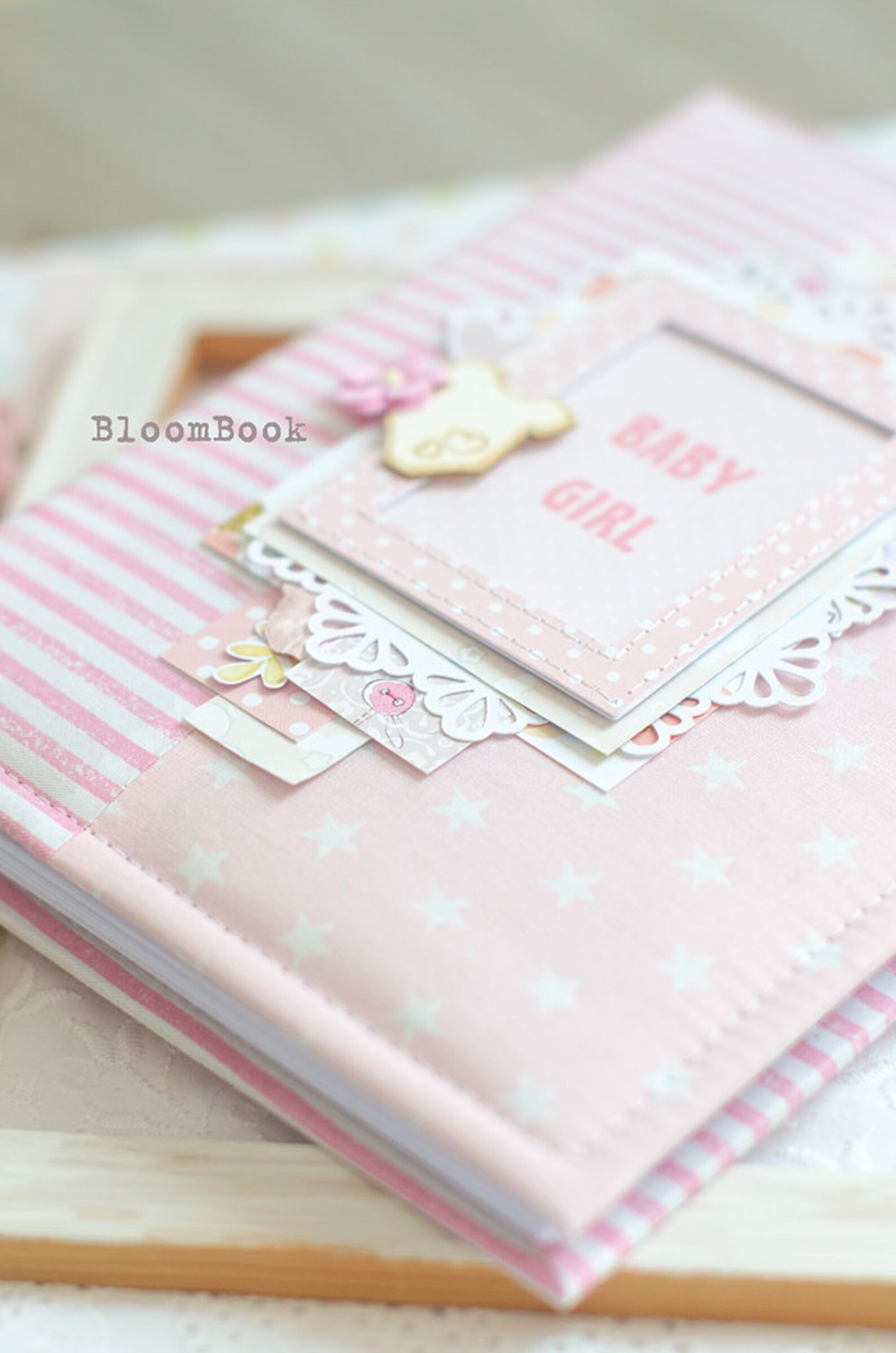 Personalized Baby Memory Book Girl Personalized Girl Photo - Etsy