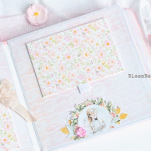 Hand Made First Communion Photo Album for Girl, Personalized Holy ...