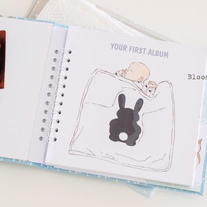 Personalized Baby Memory Book Boy, Baby Boy Photo Album, Scrapbooking ...