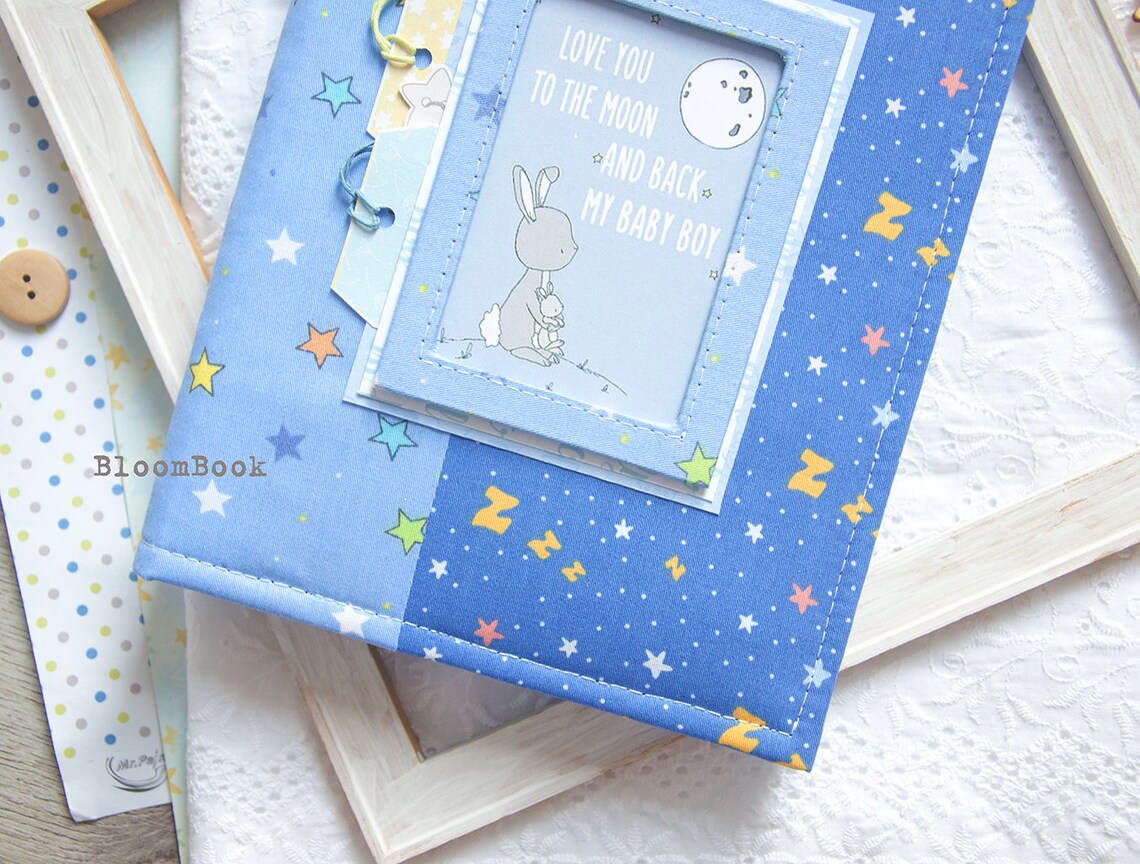 Personalized Baby memory Book Boy Personalized Baby Photo | Etsy