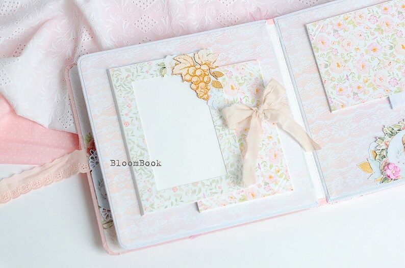 Hand Made First Communion Photo Album for Girl, Personalized Holy ...