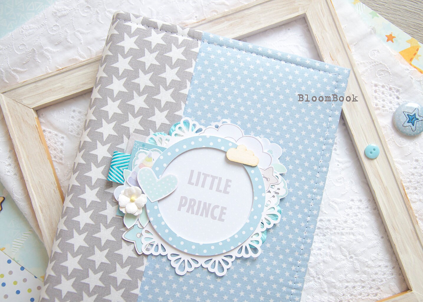 Personalized Baby memory Book Boy Personalized Baby Photo | Etsy