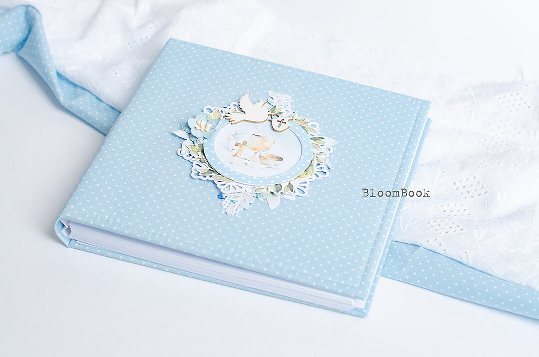 First Communion Photo Album for Boy, Holy Communion, Customized ...