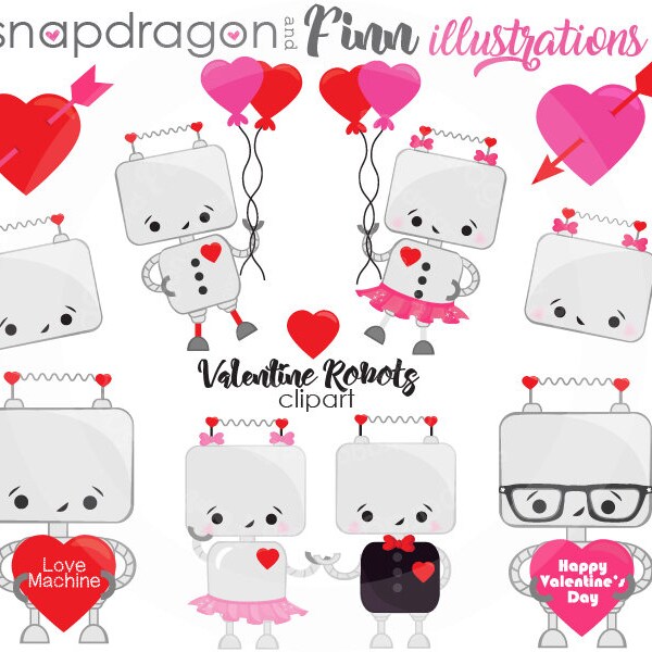 Valentine Clipart - Etsy