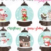 BUY5GET5 Snowman Clipart, Winter Clipart, Cute Snowman Clip Art ...