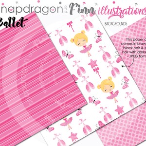 BUY5GET5 Ballet Clipart, Ballerina Clipart, Dance Clipart, Vector ...