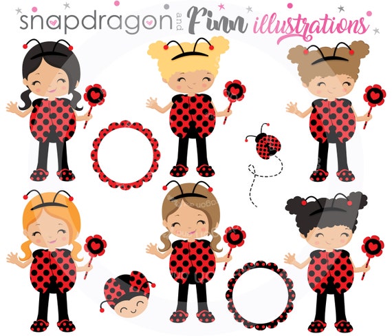 Ladybug Girl Clipart Images