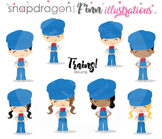 Train Conductor Clipart