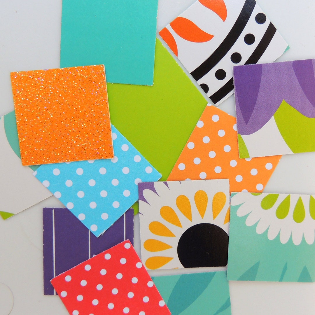 Paper Crafting Scrapbook Card Stock Squares RANDOM - Etsy