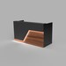 Miami Reception Desk: Modern Office Sales Counter With LED Lights - Etsy